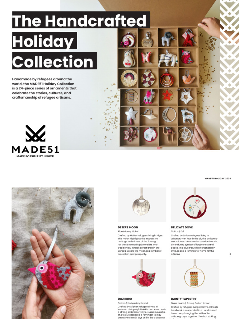 MADE51 Holiday Collection 2024 | PDF | Weaving | Textiles