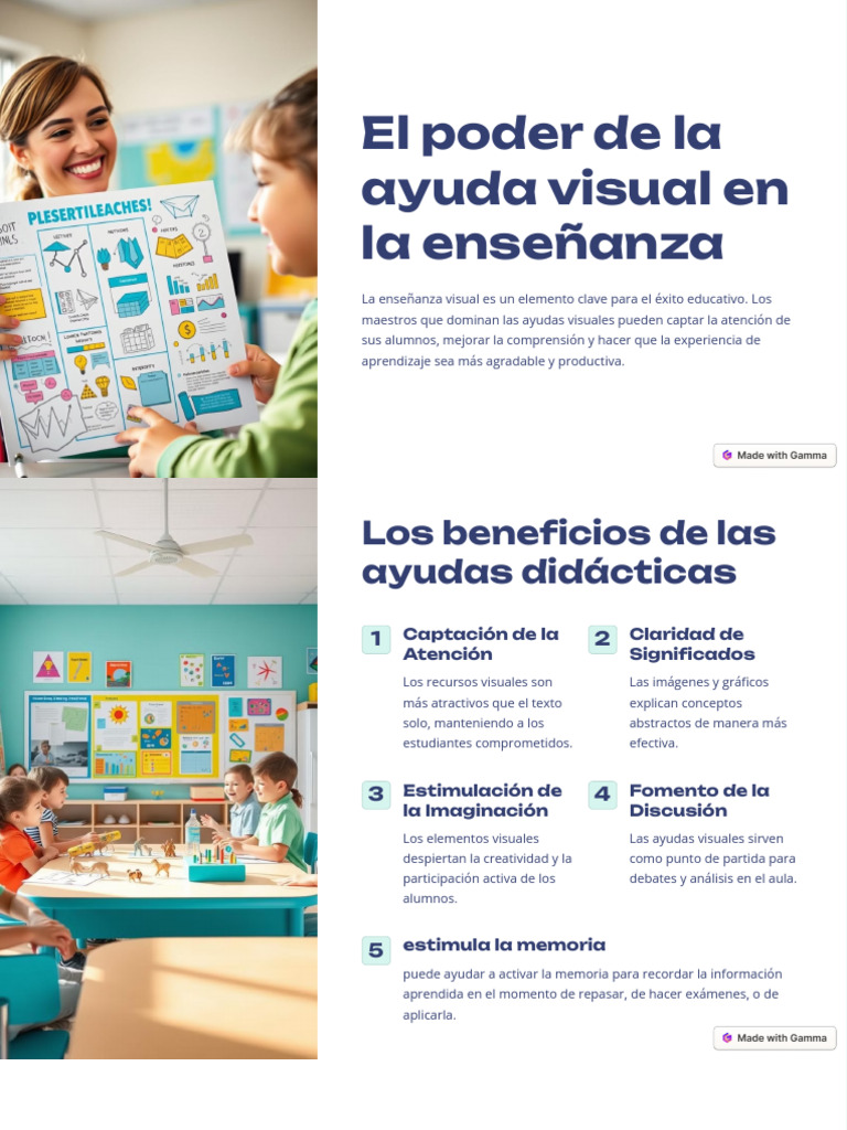 Ayudas Visuales en la Enseñanza Efectiva | PDF | Enseñando | Salón de ...