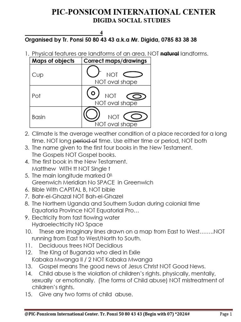 Correcting Common Misconceptions in SST | PDF