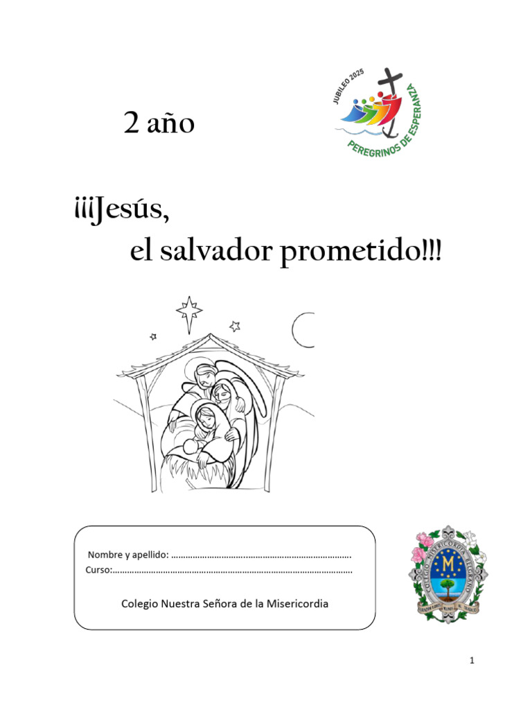 Jesús Es El Salvador Prometido - 2° Año | PDF | Jacob | Pecado