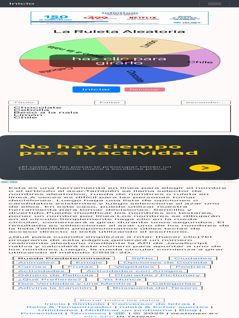 La Ruleta Aleatoria | PDF