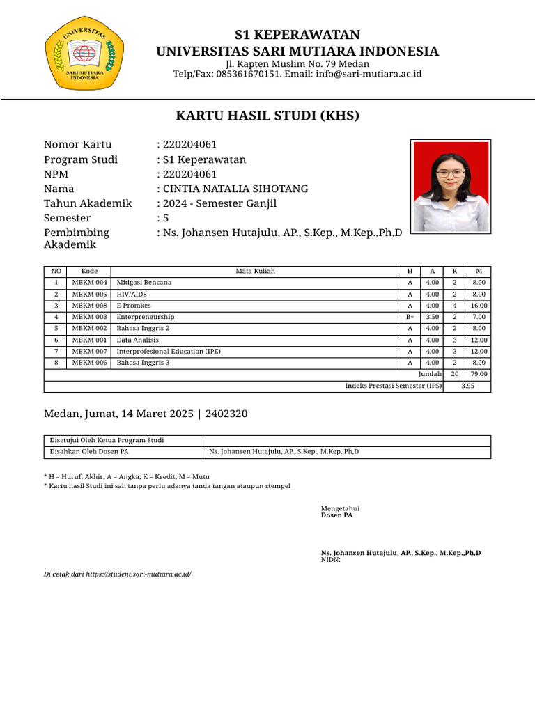 KHS Cintia Natalia Sihotang (1) | PDF