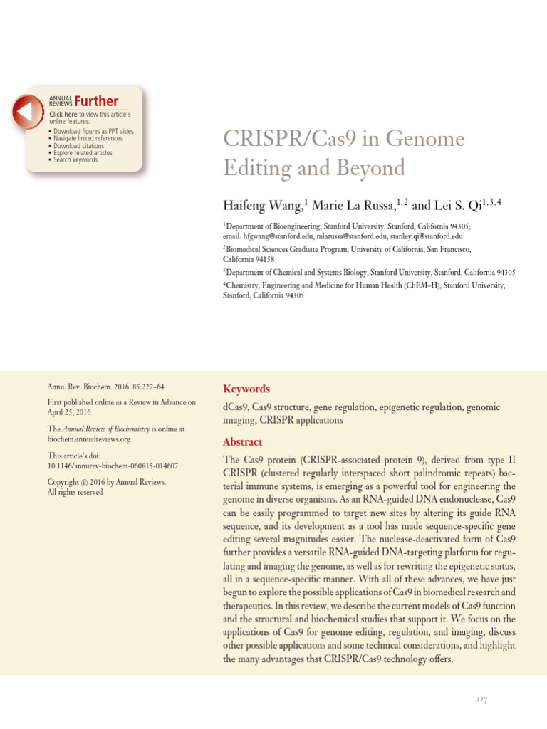 CRISPR method details | PDF | Crispr | Molecular Biophysics