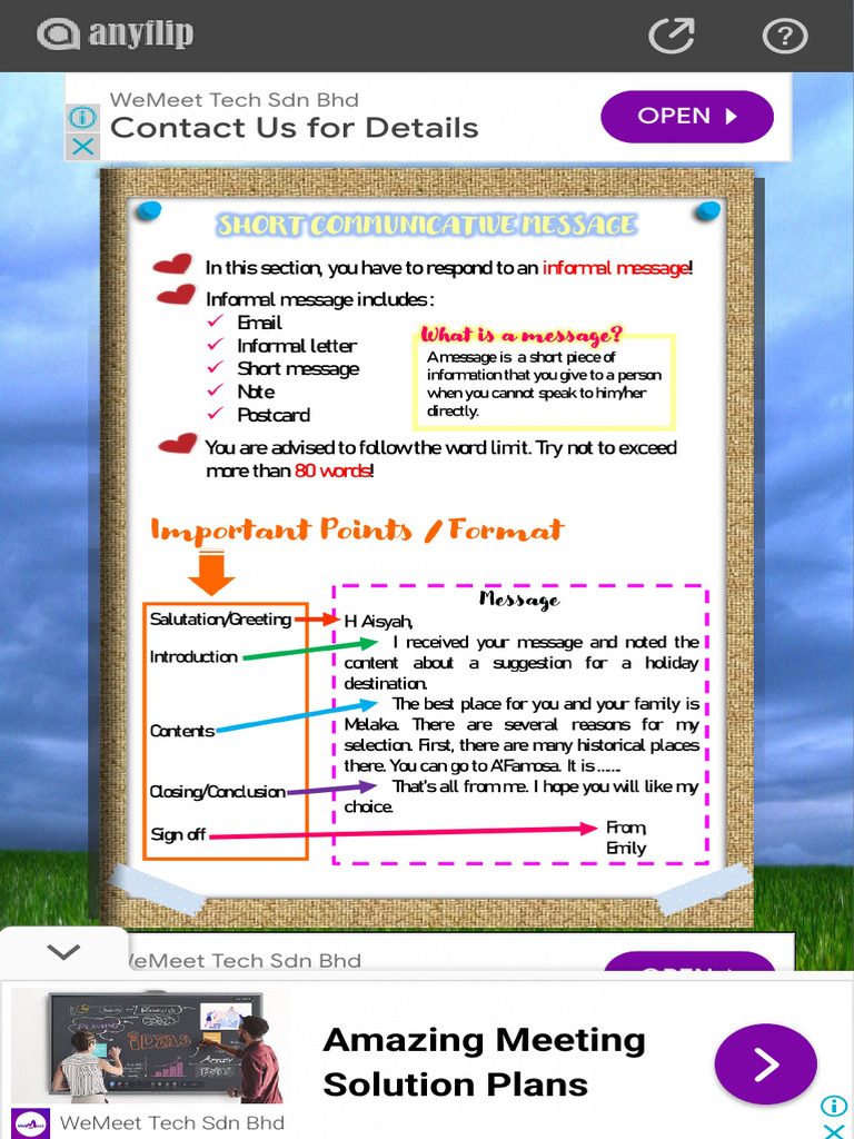 SHORT COMMUNICATIVE MESSAGE | PDF