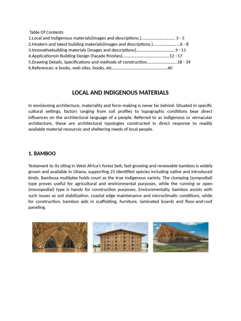 Building Materials 2 | PDF | Coconut | Concrete