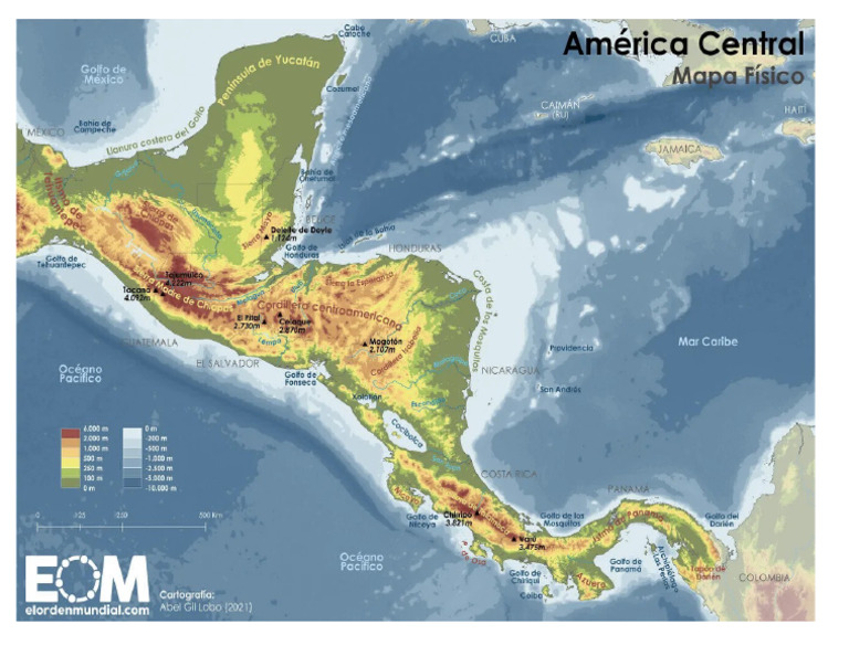 Mapa centroamericano | PDF
