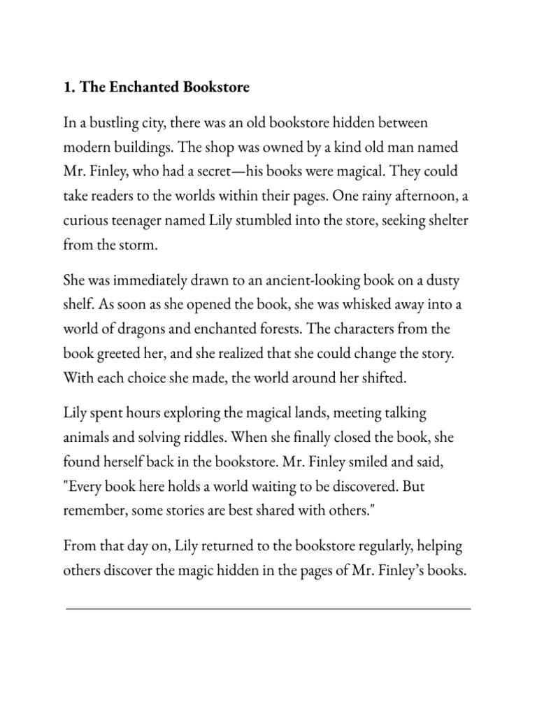 Magical Stories of Hope and Wonder | PDF