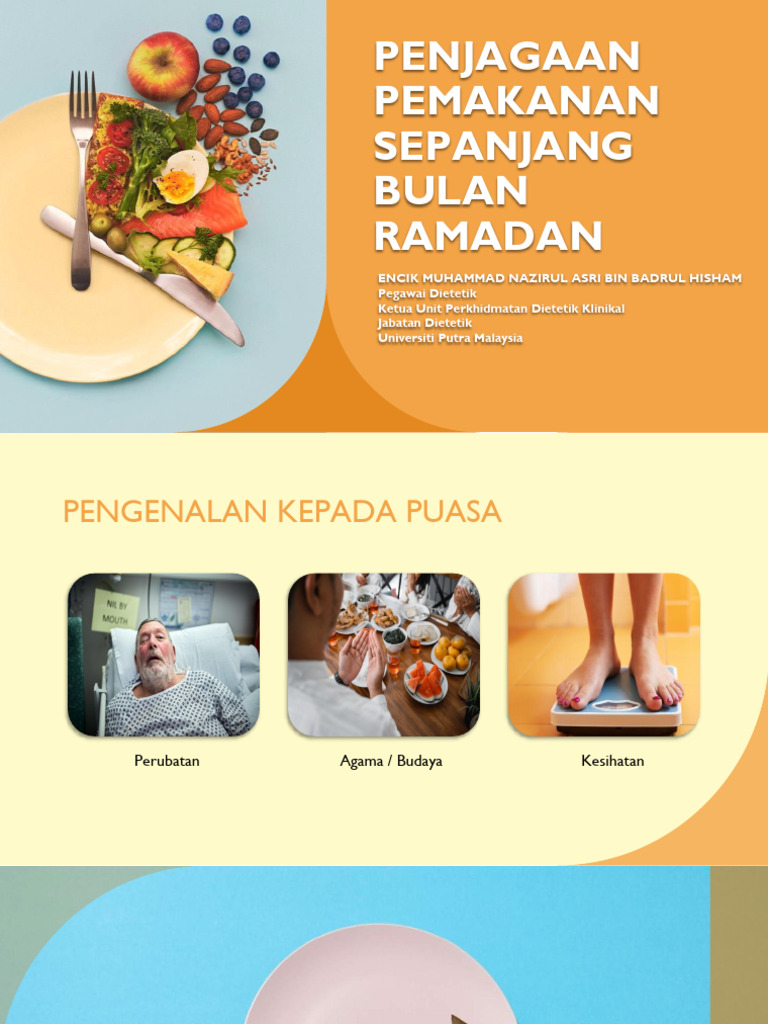 Pemakanan Seimbang Semasa Ramadan | PDF
