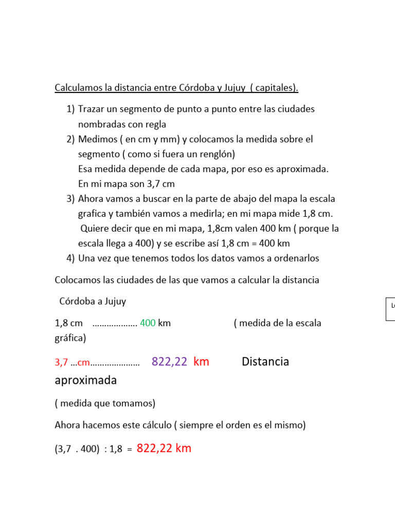 Cálculo de Distancias Aproximadas 30-4 | PDF