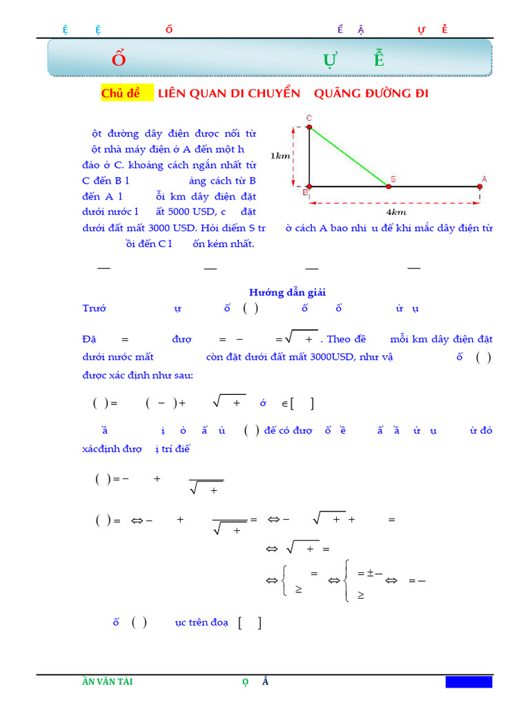 Tuyen Tap Va Giai Chi Tiet Cac Bai Toan Thuc Tien Trong de Thi Thu Tran Van Tai | PDF