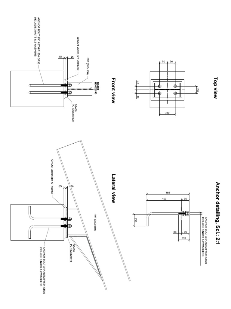 Design Base Plate + Anchor WMK - Expansion Roof Model | PDF