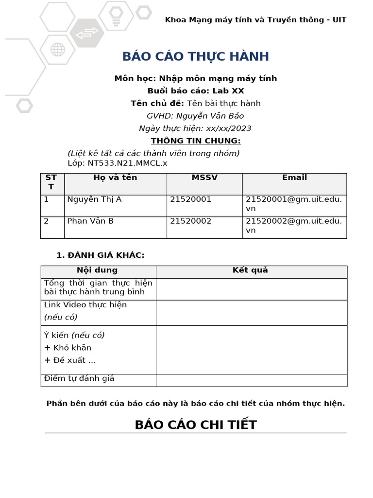 Report Template 2023 | PDF