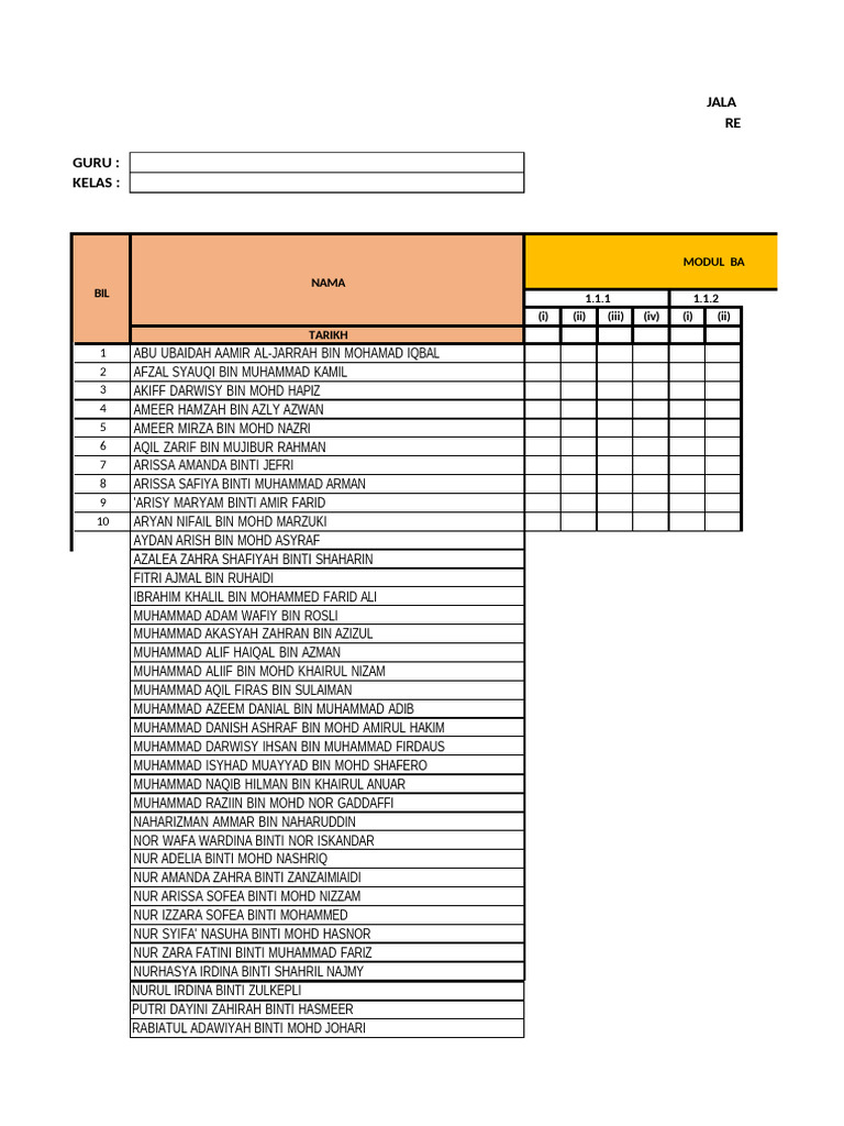 rekod-transit-pbd-psv-tahun-1-6 | PDF
