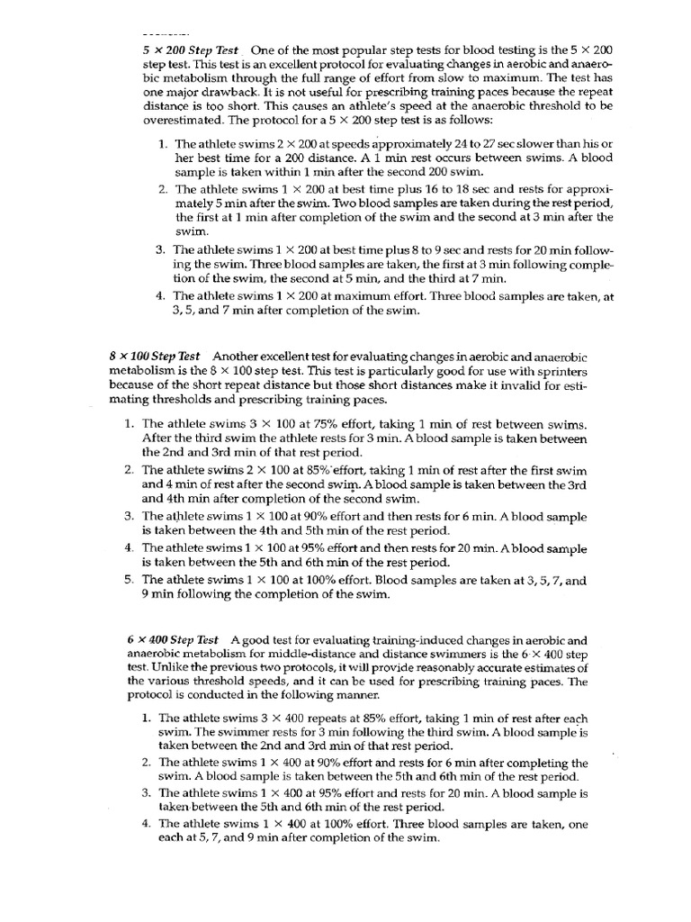 Aerobic Tests | PDF
