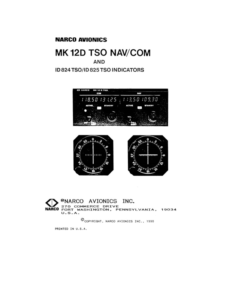 Narco MK12 D | PDF