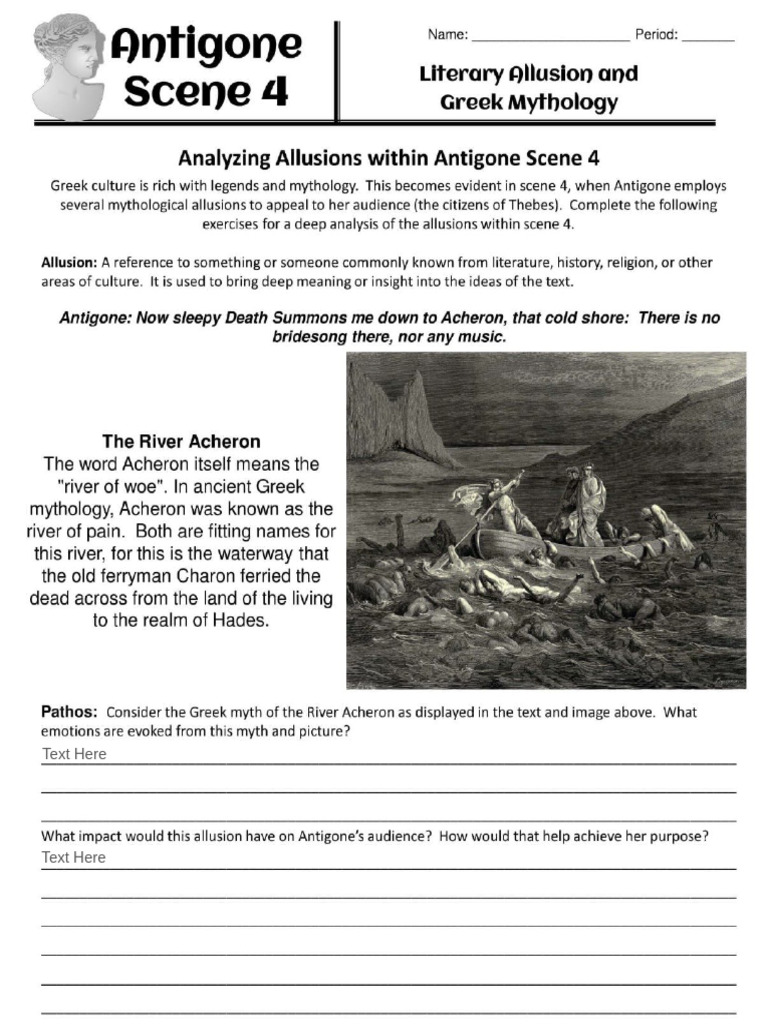 Review Antigone Scene 4 | PDF