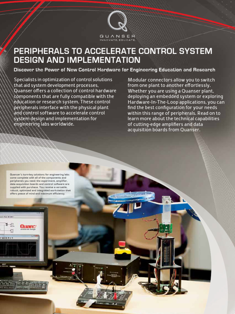 Made For Science Quanser Peripherals Brochure Q | PDF | Amplifier ...