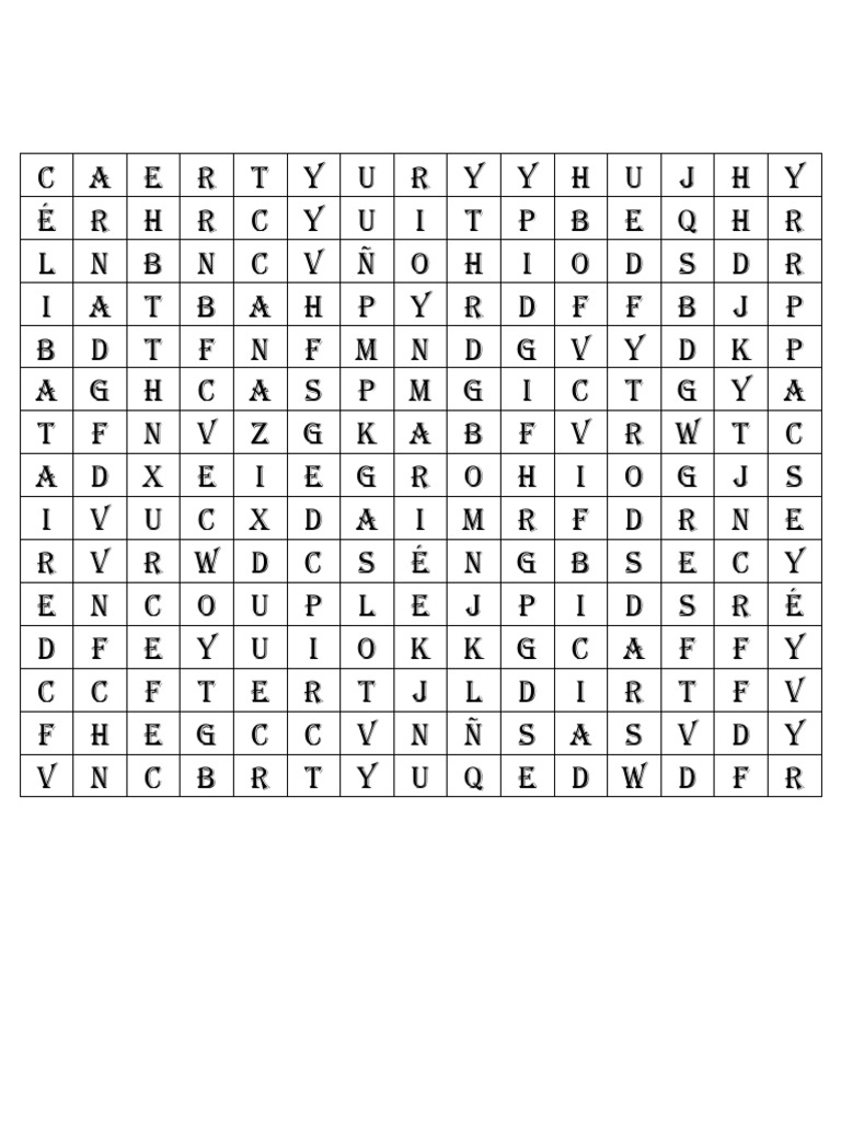 Sopa de Letras Frances | PDF