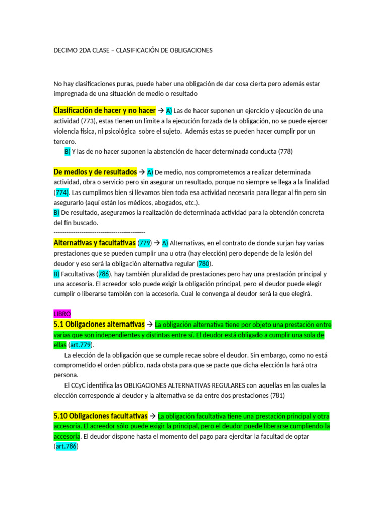 Clase 12 - Clasif de Oblig 12 Del 11 | PDF | Pagos