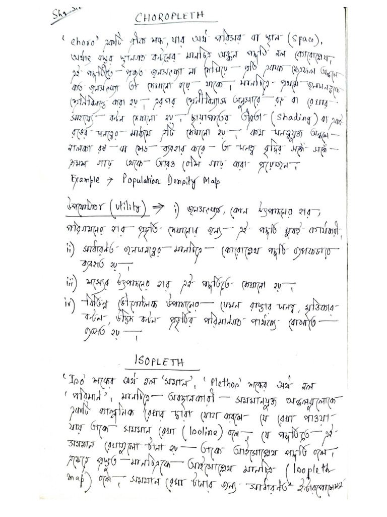Isopleth & Choropleth - Theory - BNG | PDF