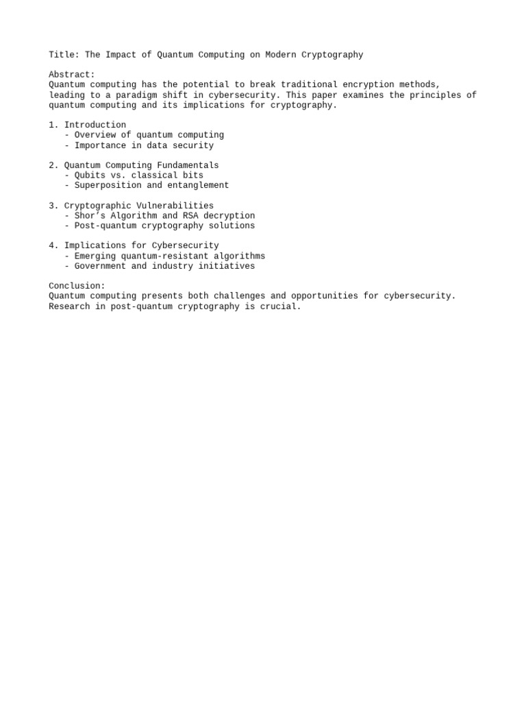 Quantum Computing Revolution | PDF