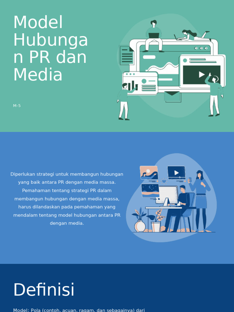 Materi 7. MODEL HUBUNGAN PR DAN MEDIA | PDF