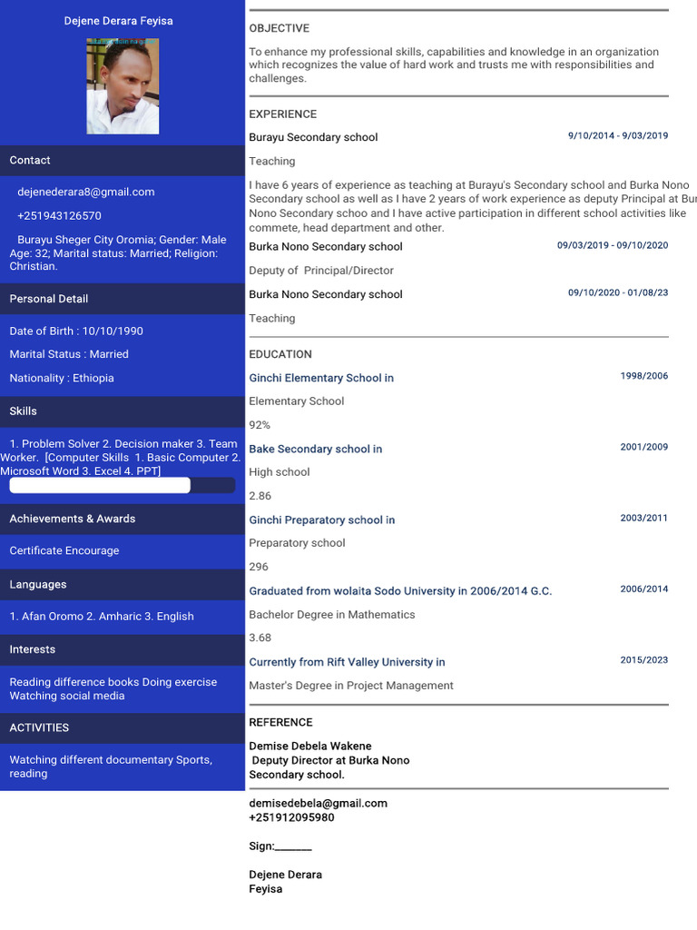CV & Documents | PDF
