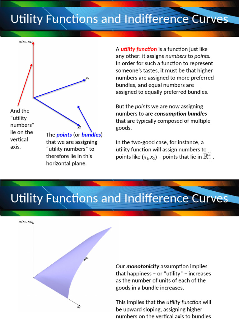 Understanding Utility Functions & Curves | PDF | Utility | Economic ...