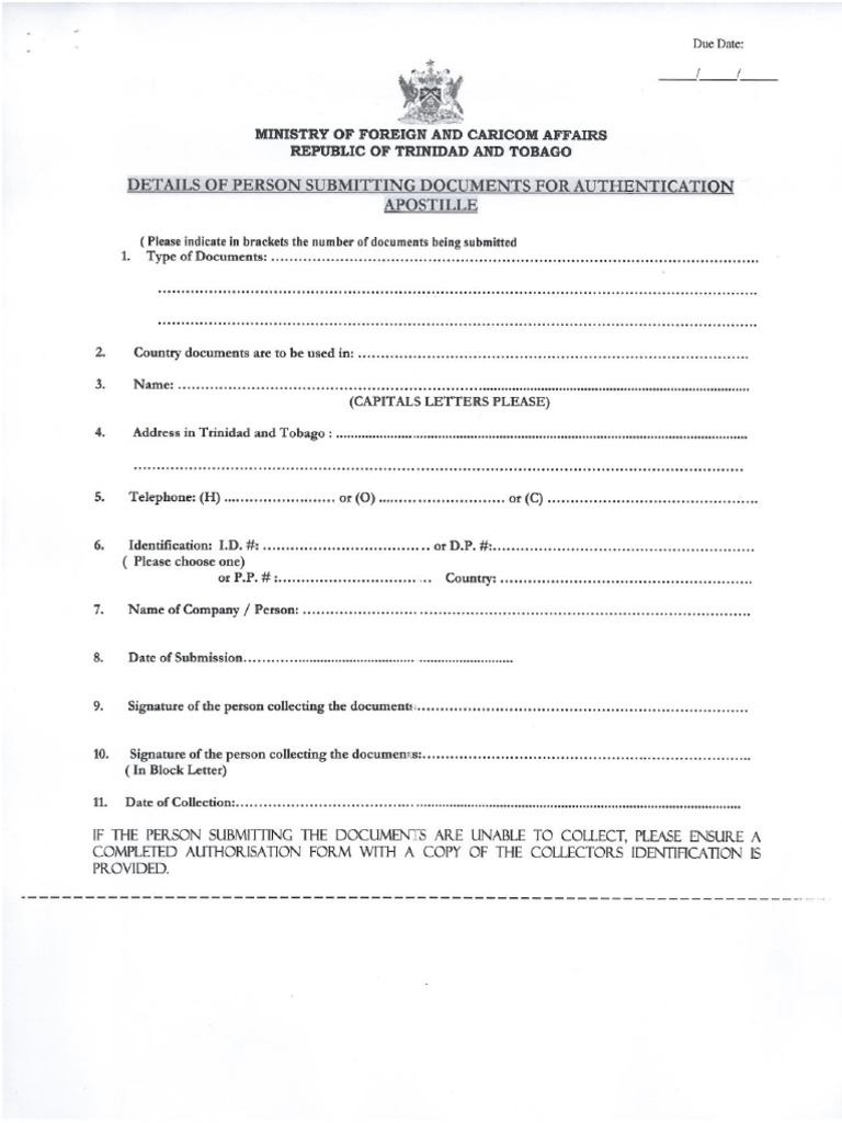 Authentication Form | PDF