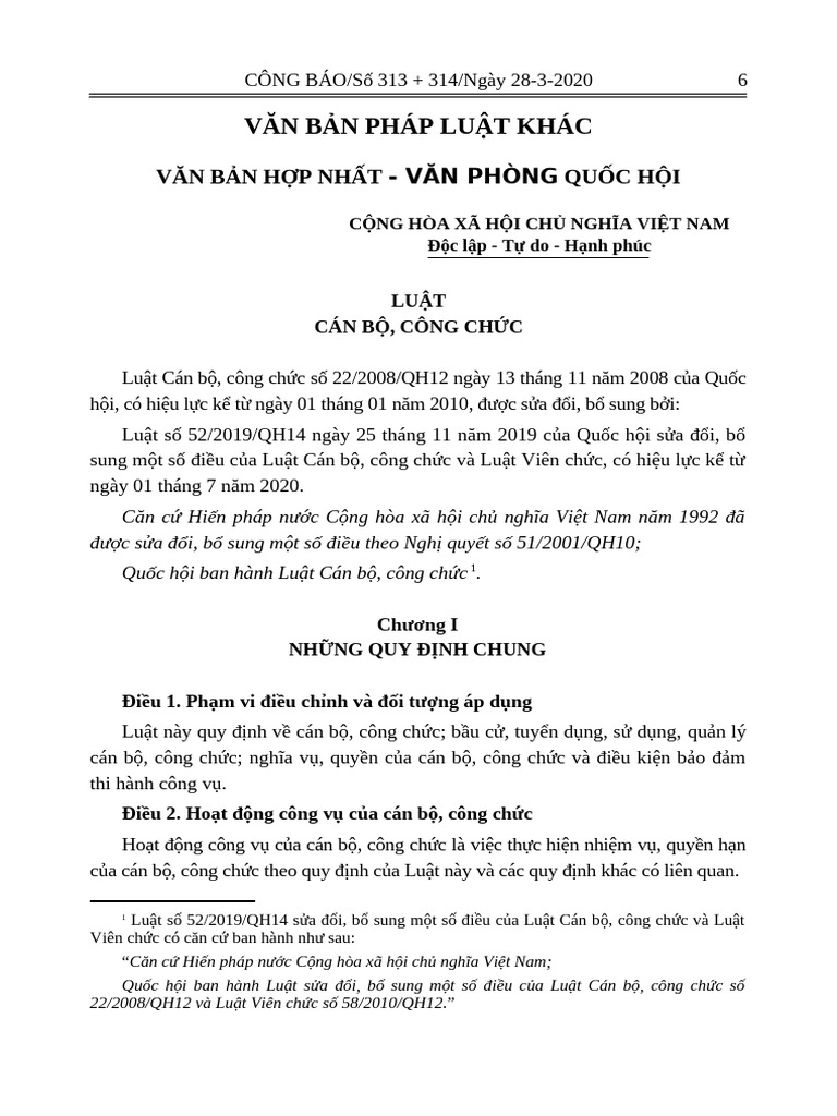 Cbcc _luật Cbcc Hợp Nhất_team_tannv | PDF