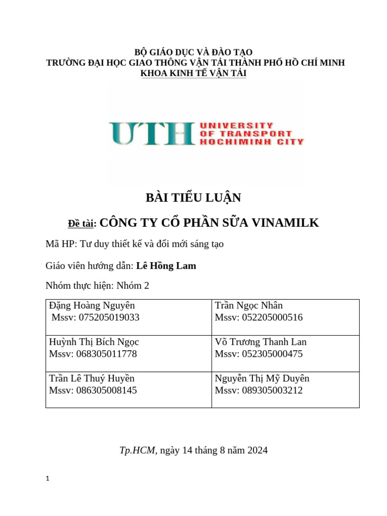 Bài Cuối Kì TDTK | PDF