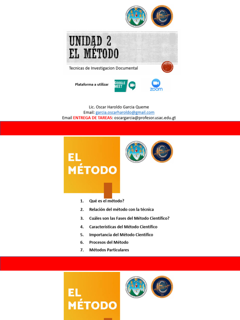 Segunda Unidad de Técnicas | PDF | Método científico | Razonamiento deductivo