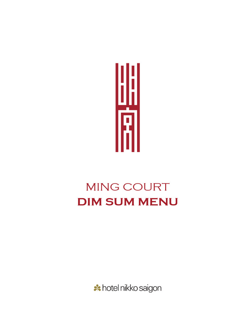 Dim Sum Menu - CN | PDF