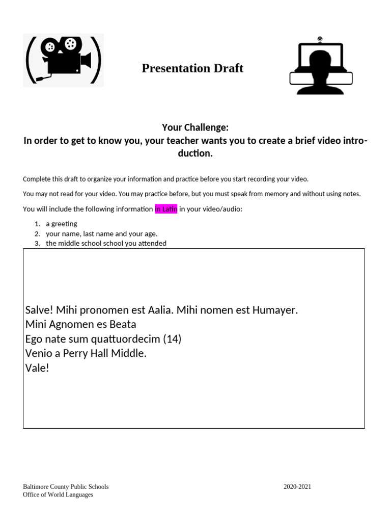 L1 - RLU1Wk2L1 - Try It | PDF