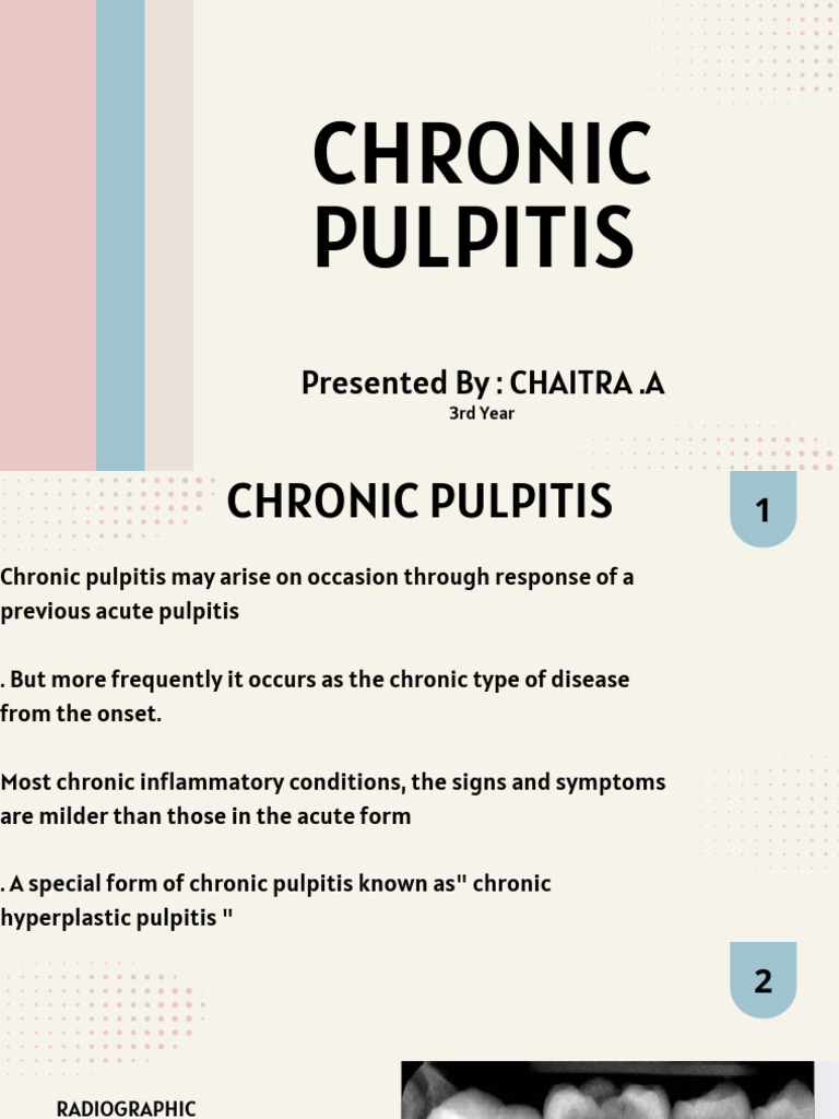Chronic Pulpitis - 20250307 - 133418 - 0000 | PDF | Pain | Medical Specialties