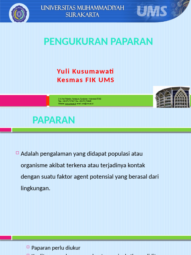 Pengukuran Paparan | PDF