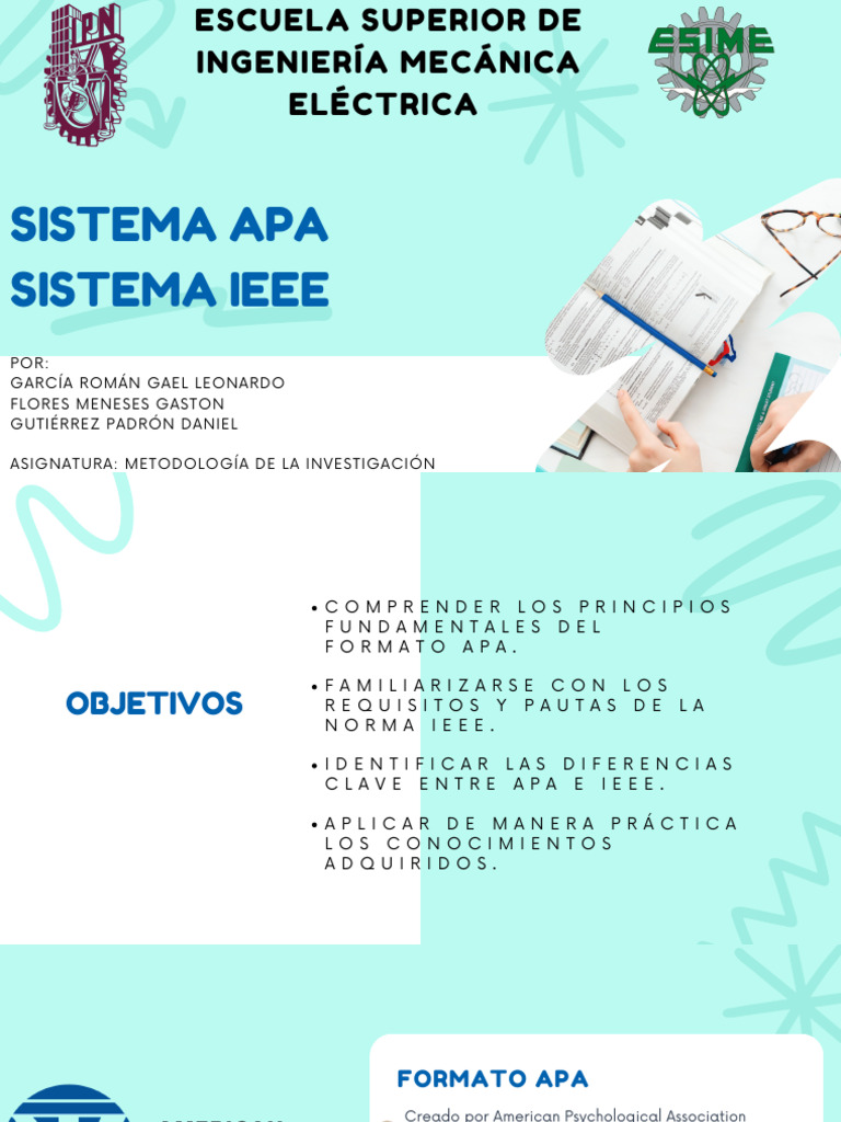 Comparativa de formatos APA e IEEE | PDF | Instituto de Ingenieros ...