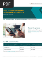 VETASSESS Skills Assessment Checklist | PDF
