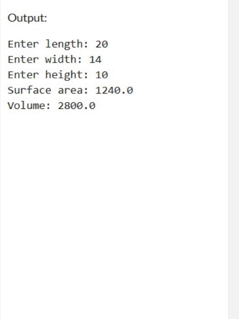 Python Lab Output | PDF
