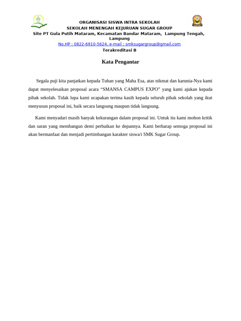 Proposal Lomba | PDF