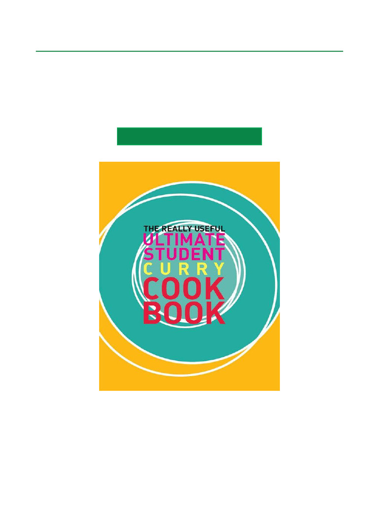 Ultimate Student Curry Cookbook | PDF
