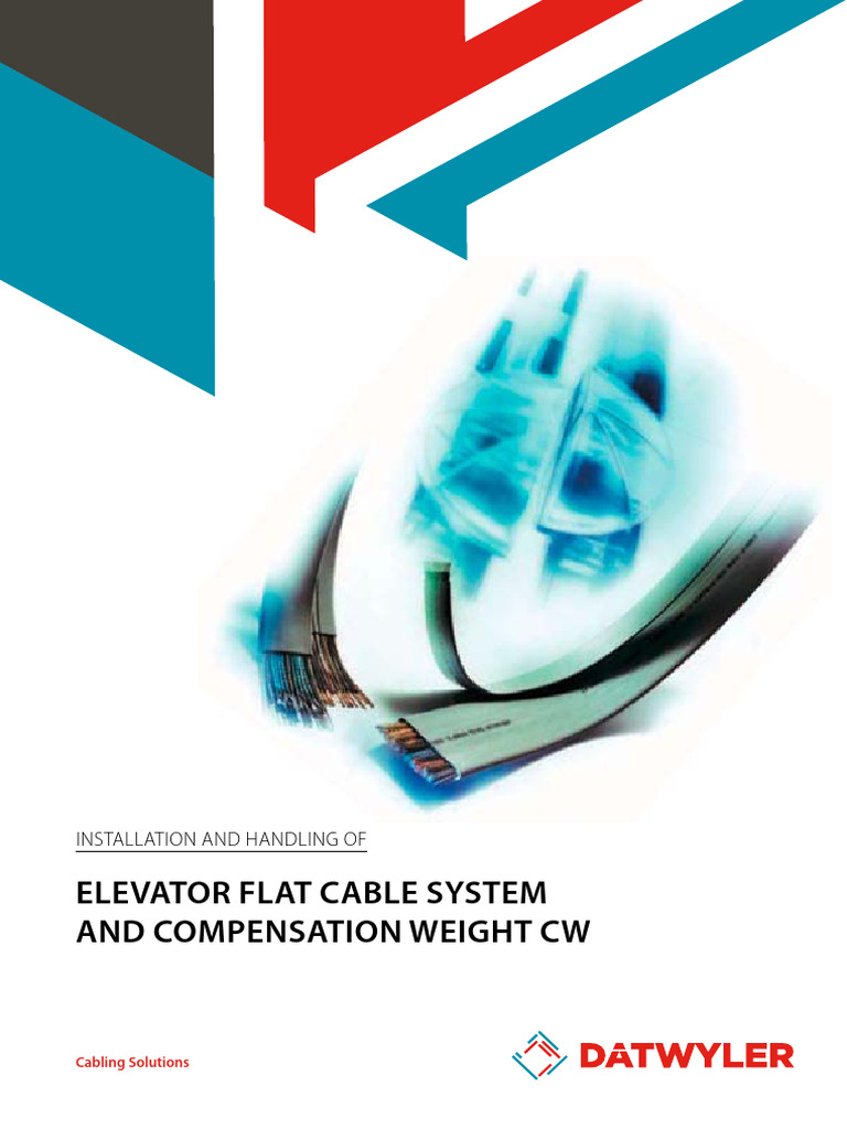 Elevator Cable Installation Guide | PDF | Elevator | Screw