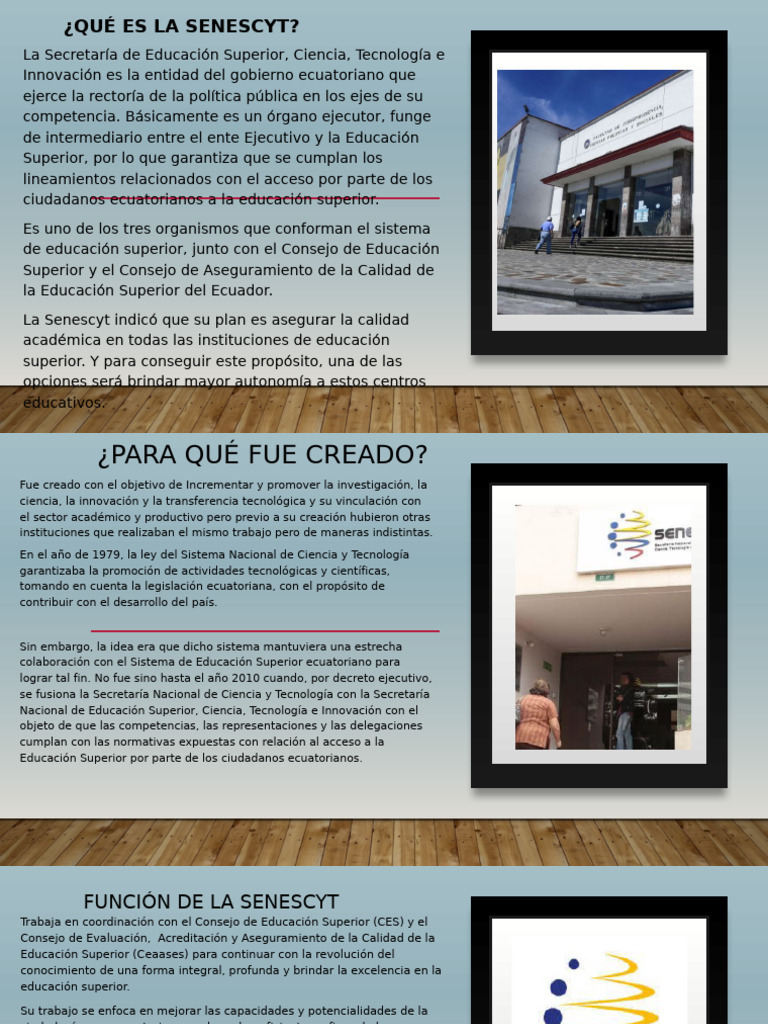 Qué es la Senescyt y su función | PDF | Ecuador