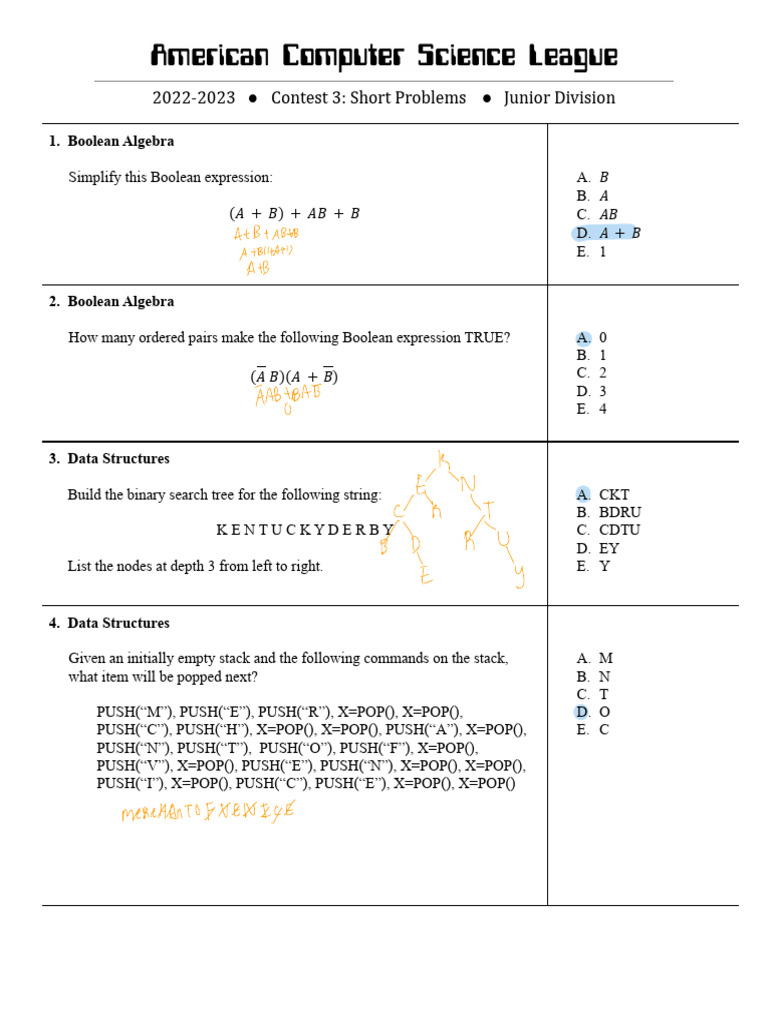 c_3_2023_jr (2) | PDF | Mathematical Logic | Algorithms And Data Structures