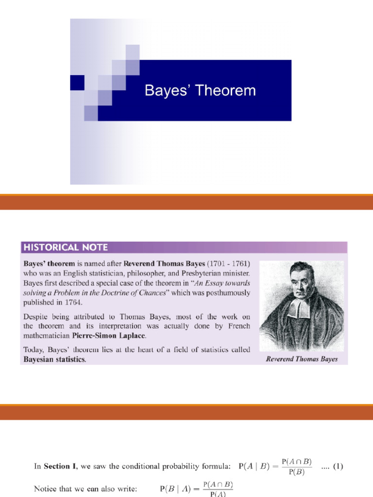 Bayes Theorem | PDF
