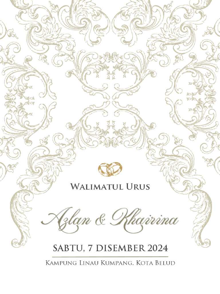 Majlis Perkahwinan Azlan & Khairina (1) | PDF