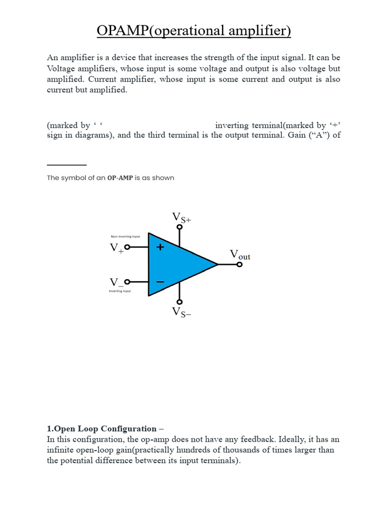 opamp | PDF