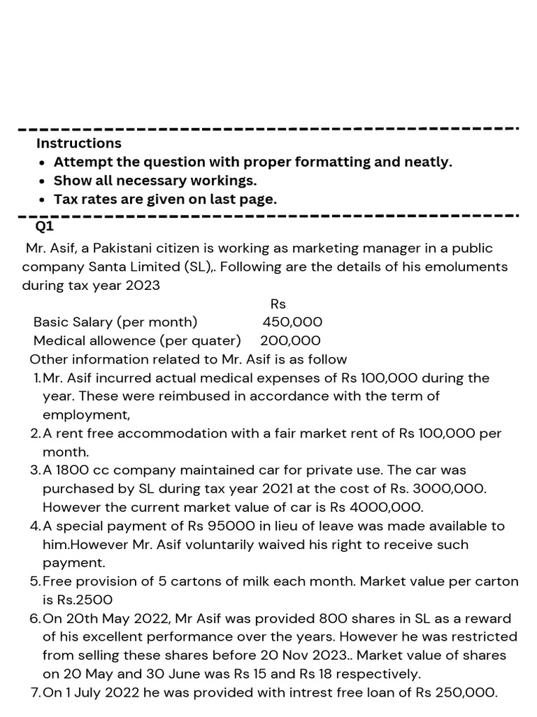 Salary Practice Question | PDF