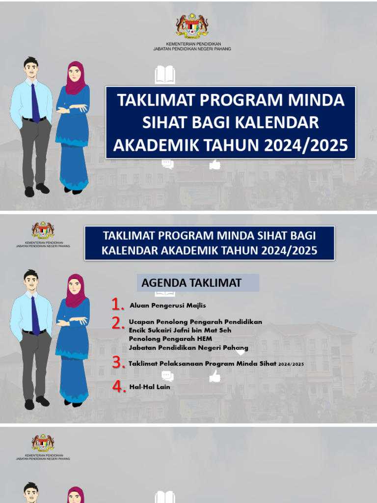 Taklimat Saringan Minda Sihat 2024 | PDF