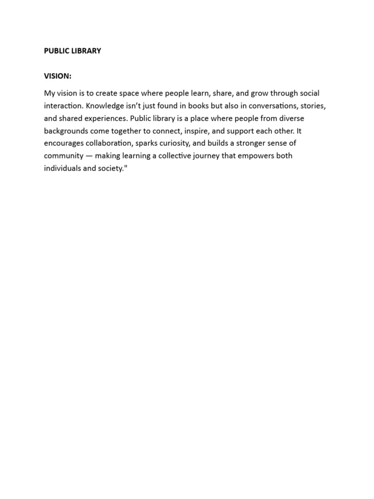 Public Library | PDF